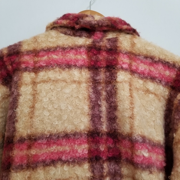 Knox Rose | Jackets & Coats | Nwt Knox Rose Burgundy Check Print Jacket ...